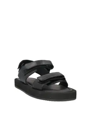 COPENHAGEN  Leather Sandals - Black