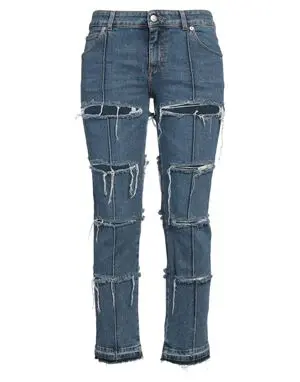 Alexander McQueen Skinny Jeans With Distressed Detail