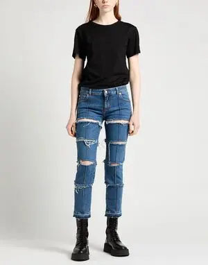 Alexander McQueen Skinny Jeans With Distressed Detail