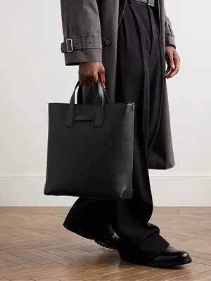 Dunhill 1893 Harness Full-grain Leather Tote Bag