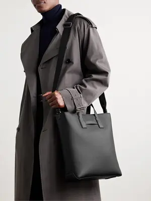 Dunhill 1893 Harness Full-grain Leather Tote Bag
