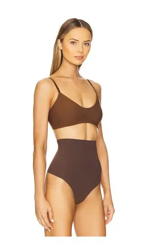 Commando Butter Bralette In Chocolate - Cinnamon