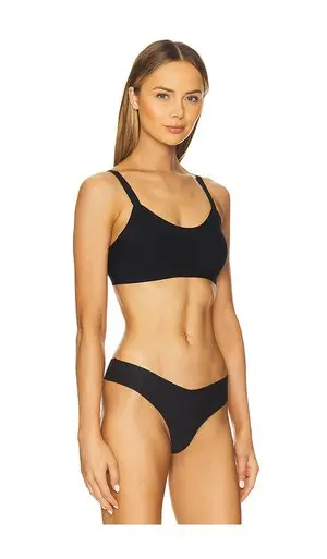 Commando Butter Soft Support Adjustable Bralette - Black