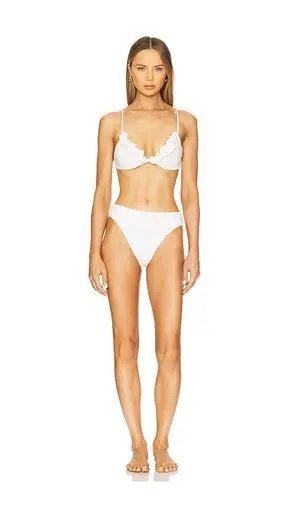 MAYGEL CORONEL Maygel Coronel Krassi Bikini Set Off White