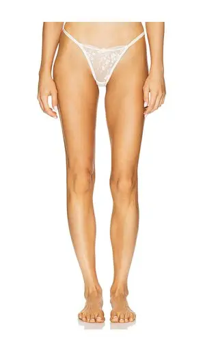 KAT THE LABEL Sofia Thong - White