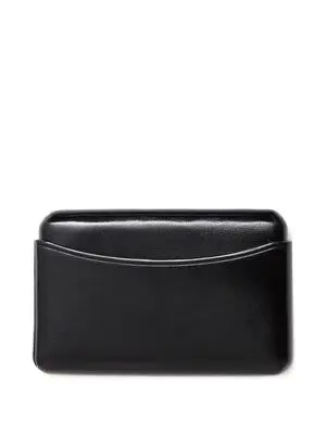 LEMAIRE Leather Card Holder - Black