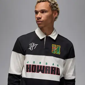 JORDAN X Howard University Long-sleeve Rugby Top