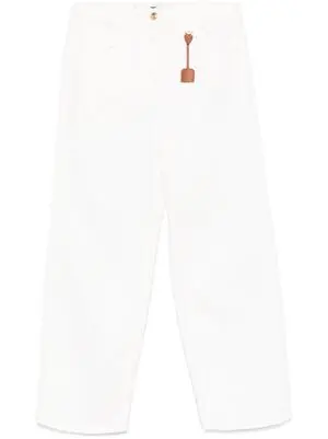 Elisabetta Franchi Garment-dyed Jeans - White