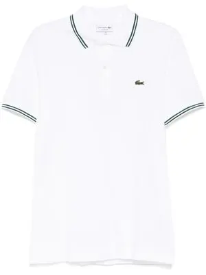 Lacoste Trim Accent L.12.12 Polo Shirt - White