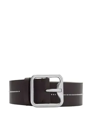 Burberry Studded Leather Belt - Black