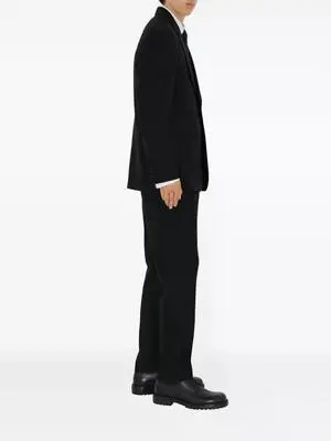 Burberry Wool Tailored Trousers - Black