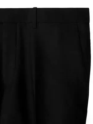 Burberry Wool Tailored Trousers - Black