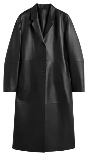 TOTEME Slim Leather Coat