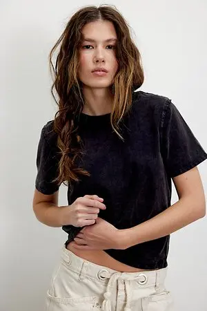 Free People Everyday Tee - Black
