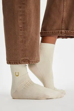 Free People Icon Trouser Socks - Horseshoe