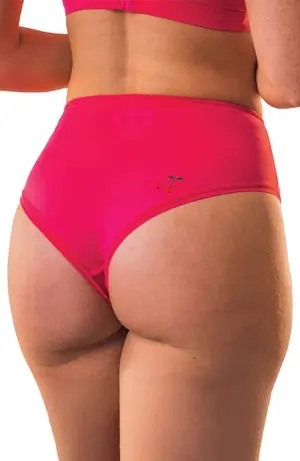 CHEEKY CHERRY Leakproof Everyday Liner Ultra Smooth Full Brief Cheeky Pink