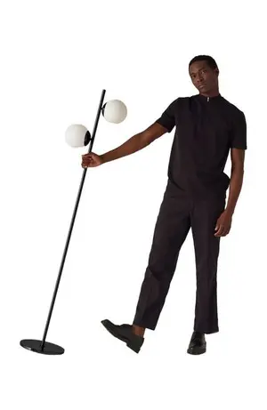 BRIGHTECH Sphere 65" Led Contemporary Tree Floor Lamp With Frosted Glass Globes