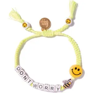 VENESSA ARIZAGA Don't Worry Bee Happy Bracelet - Neon Yellow