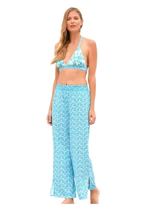 CABANA LIFE Upf 50+ Palazzo Pants - Rosemary Beach