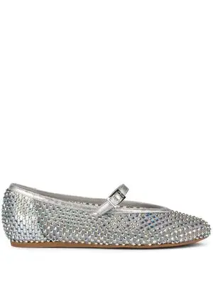Le Silla Silver Tone Flats For Women