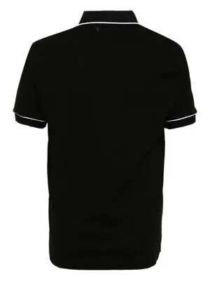 Lacoste Paris Stretch Piqué Polo Shirt - Black