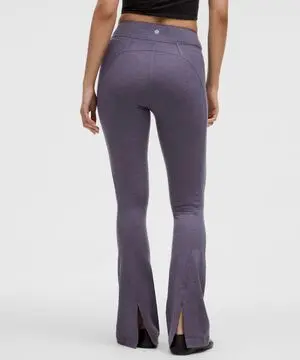 Lululemon Split-hem High-rise Mini-flare Pant - Nightfall/nightfall