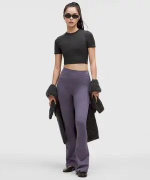 Lululemon Split-hem High-rise Mini-flare Pant - Nightfall/nightfall