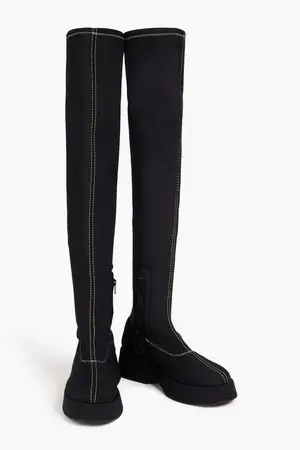 GANNI Scuba Platform Thigh Boots