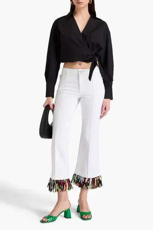 Emilio Pucci Fringed Kick-flare Pants