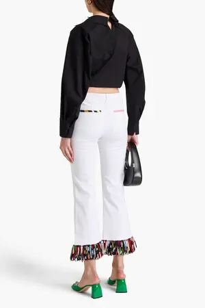 Emilio Pucci Fringed Kick-flare Pants