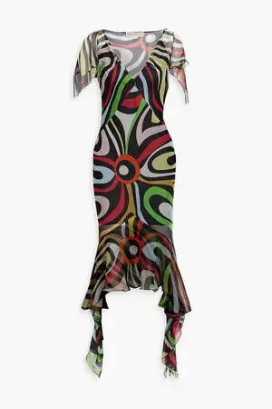 Emilio Pucci Asymmetrical Day Dresses