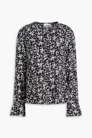 Ganni Floral Blouses