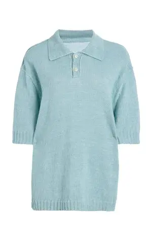 MAISON MARGIELA Hemp Polo Shirt