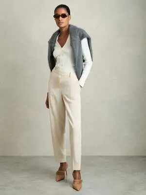 REISS Eve Tapered Trousers