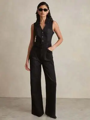 Paige Wide Leg Jumpsuits