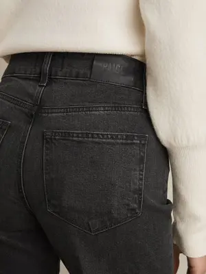 Paige The Sasha Wide-leg Cropped Jeans