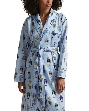 Polo Ralph Lauren Heritage Polo Bear Robe - Oxford Blue