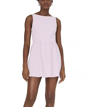 French Connection Whisper Mini Dress - Sweet Pink