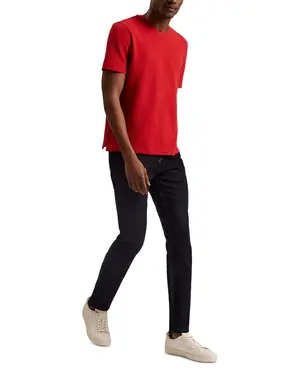 Ted Baker London Curlys Textured Short Sleeve Tee Red