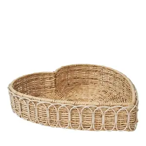JULISKA Provence Rattan 16 Heart Tray - Natural Be