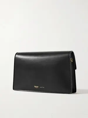 METIER Parallel 22 Small Leather Shoulder Bag - Black