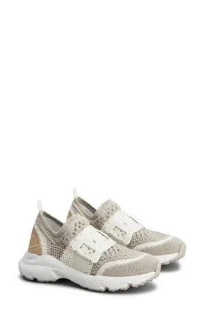 TOD'S Sport Run Slip-on Sneakers - Light Beige