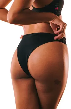 CHEEKY CHERRY 2-pack Leakproof Everyday Liner Ultra Smooth Very Cheeky Brief - Onyx/onyx