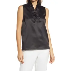 GIBSONLOOK Ruffle-neck Tank