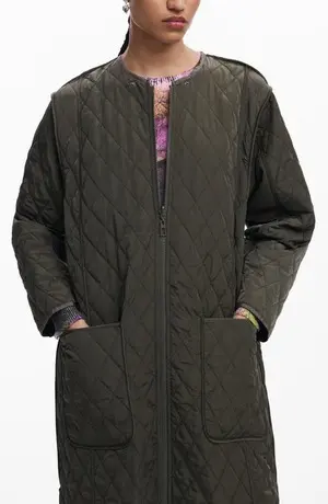 Desigual Odense Reversible Quilted Jacket