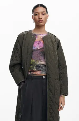 Desigual Odense Reversible Quilted Jacket