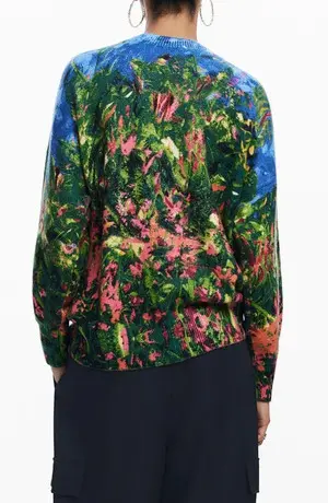 Desigual Floral Print Pullover