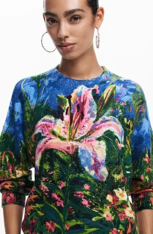 Desigual Floral Print Pullover