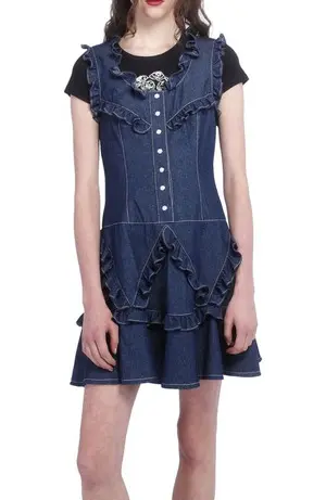Anna Sui Ruffle Dress