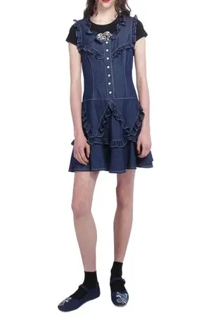 Anna Sui Ruffle Dress